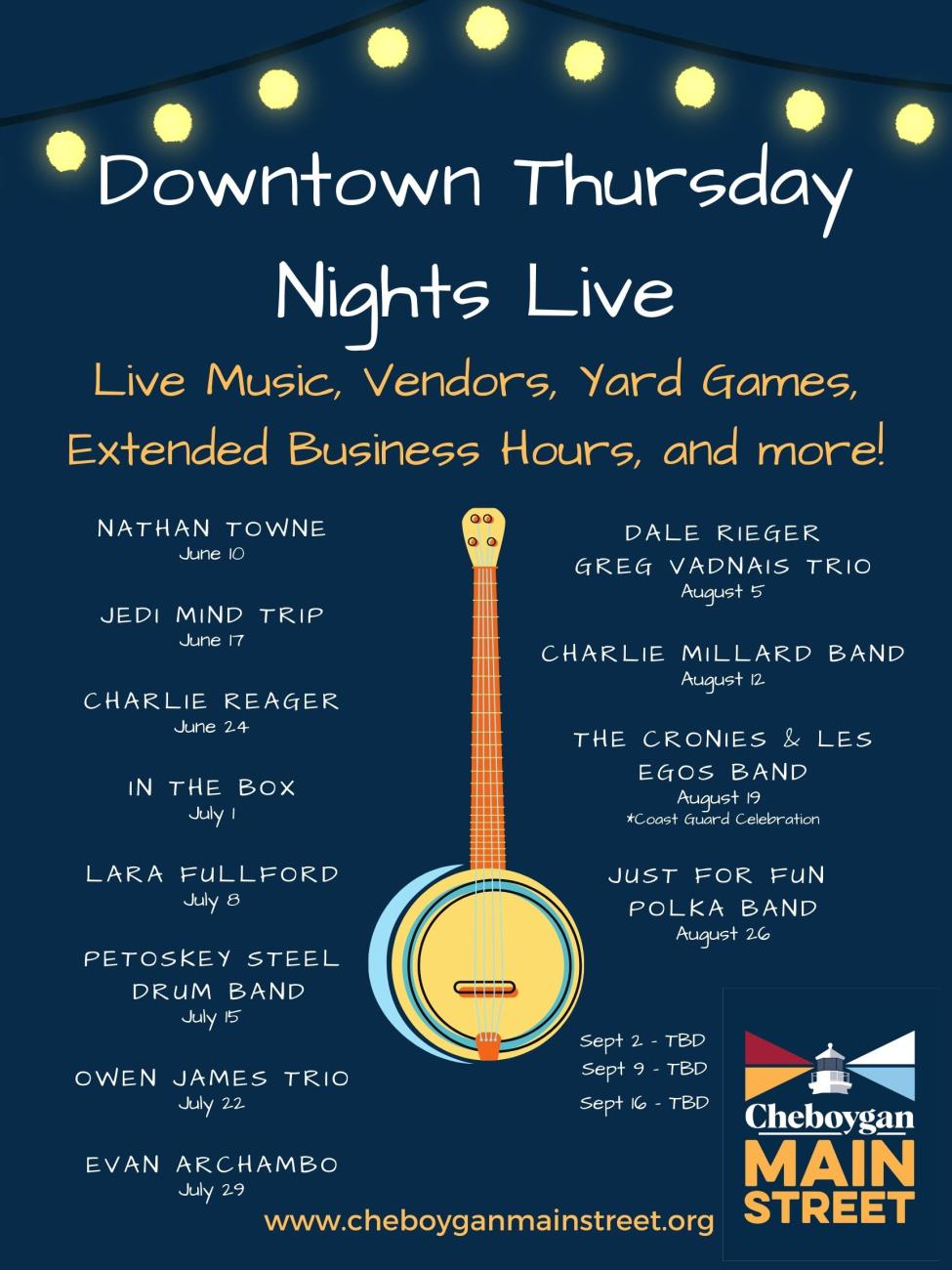 Cheboygan Downtown Thursday Nights Live - Sunrise Coast Pure Michigan Byway